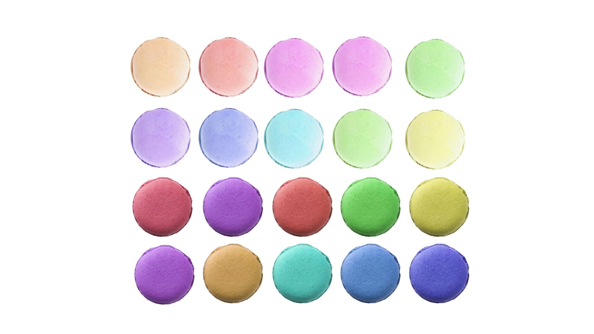 Macarons Set 3D Model - TurboSquid 2306181