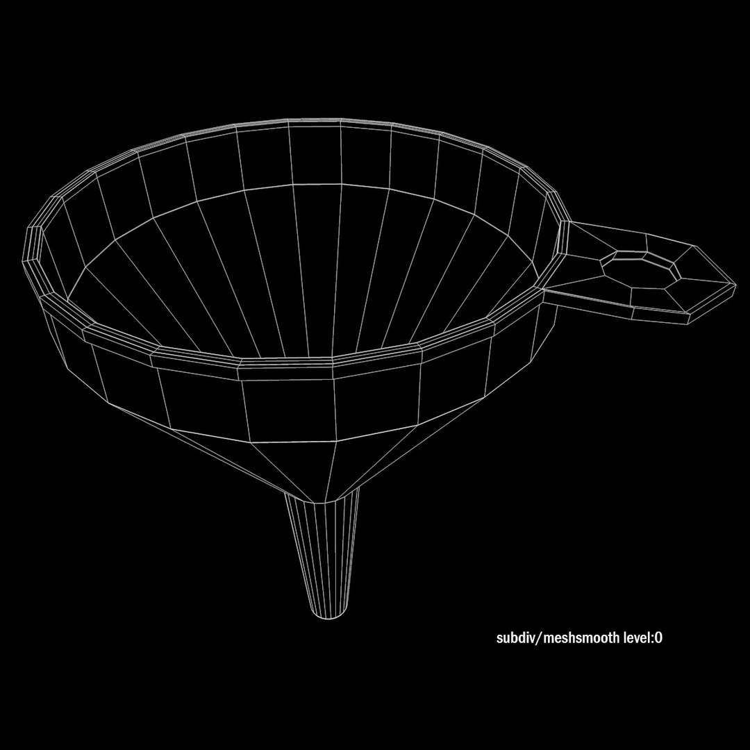 Plastic Funnell 3d Model