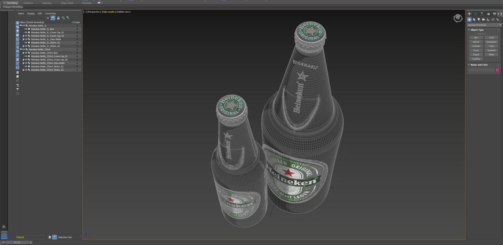 3D HEINEKEN BOTTLES - TurboSquid 2096140