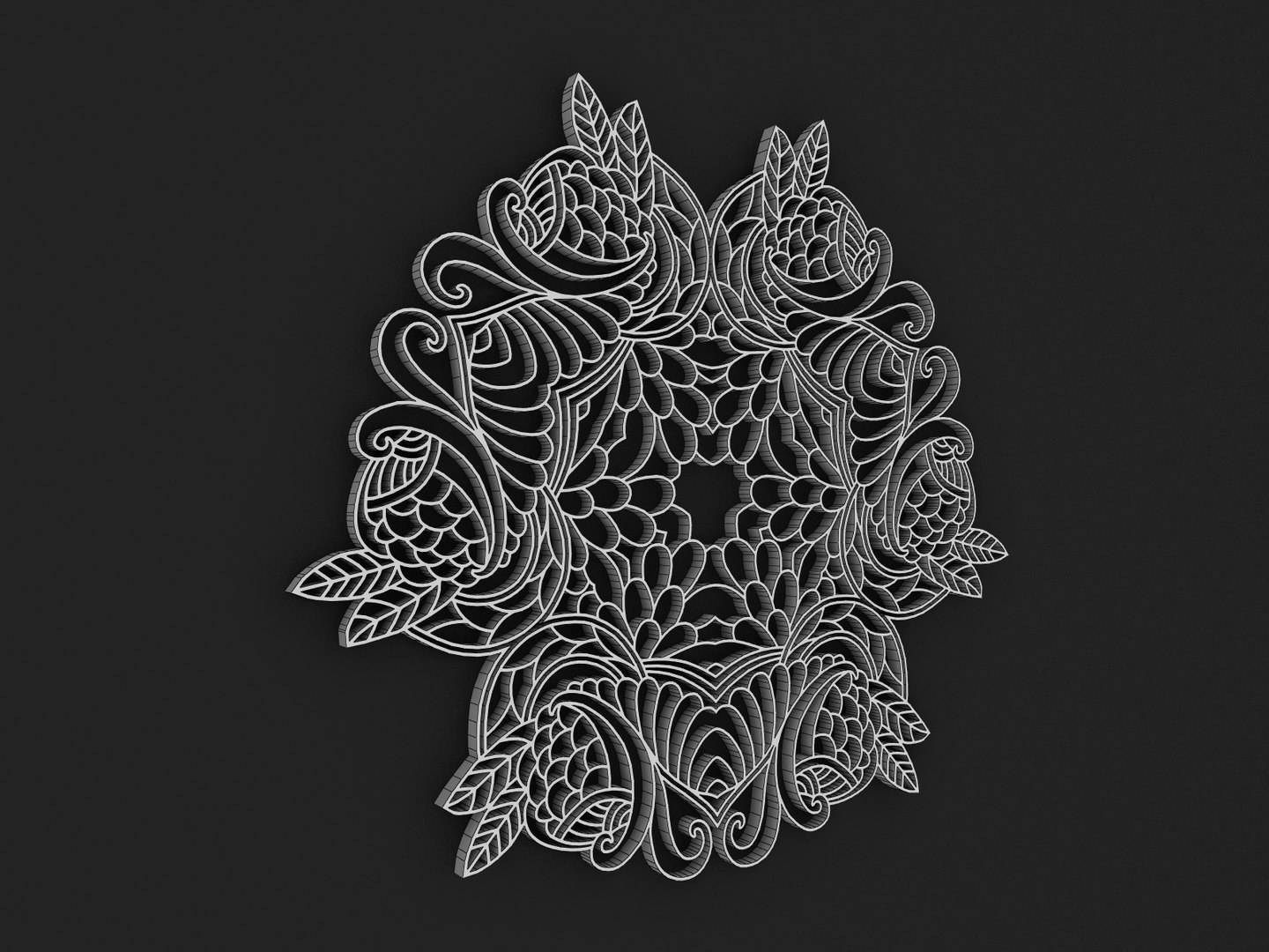 Mandala Cnc 3D Model - TurboSquid 1454632
