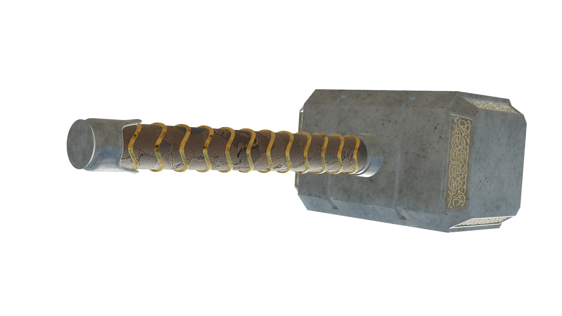 3D HAMMER OF THOR Model - TurboSquid 1888613