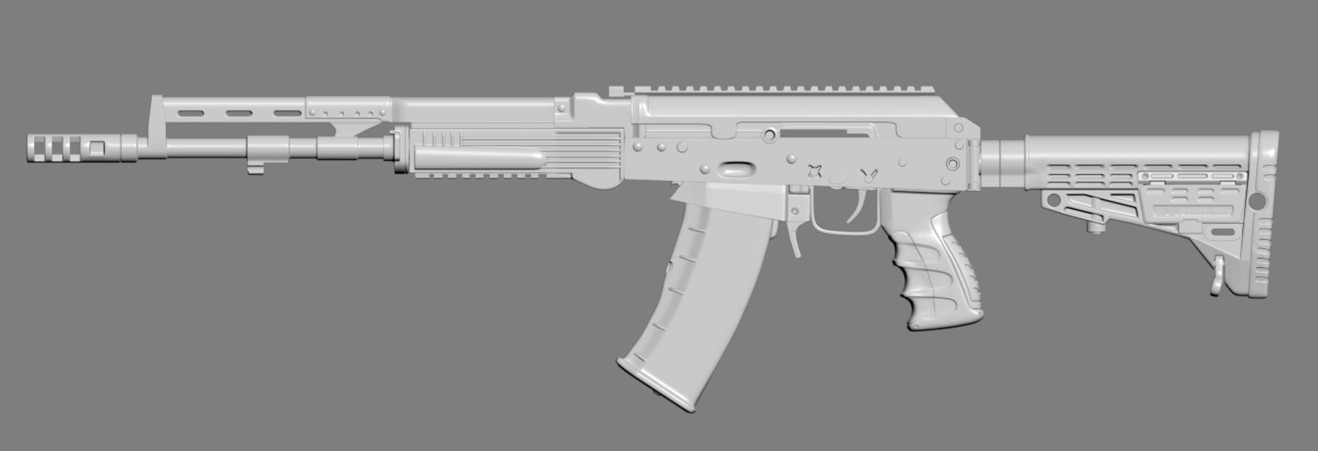 3d Mk-107 Mk 107 Model