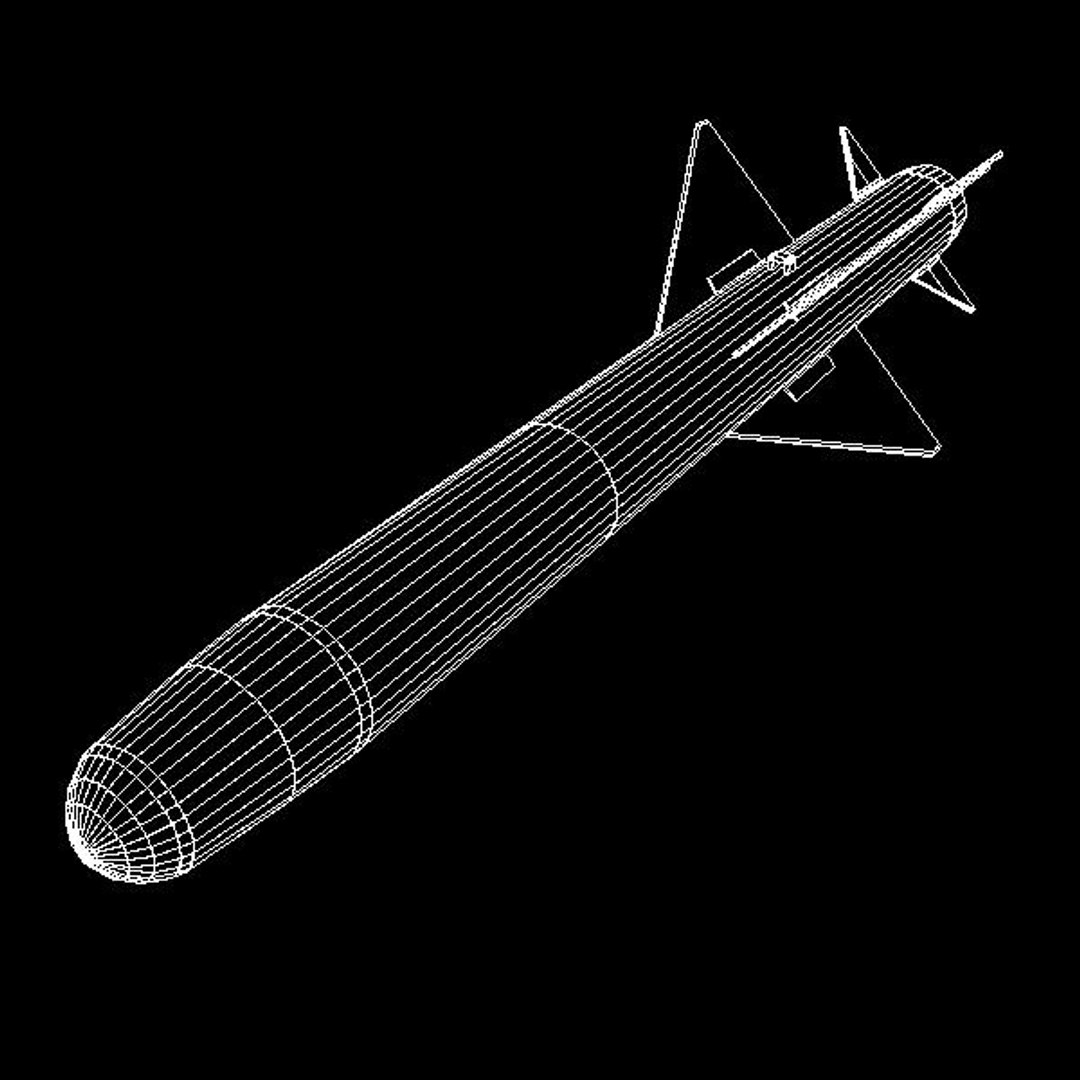 Japanese Missile Asm-1 Japan 3d 3ds