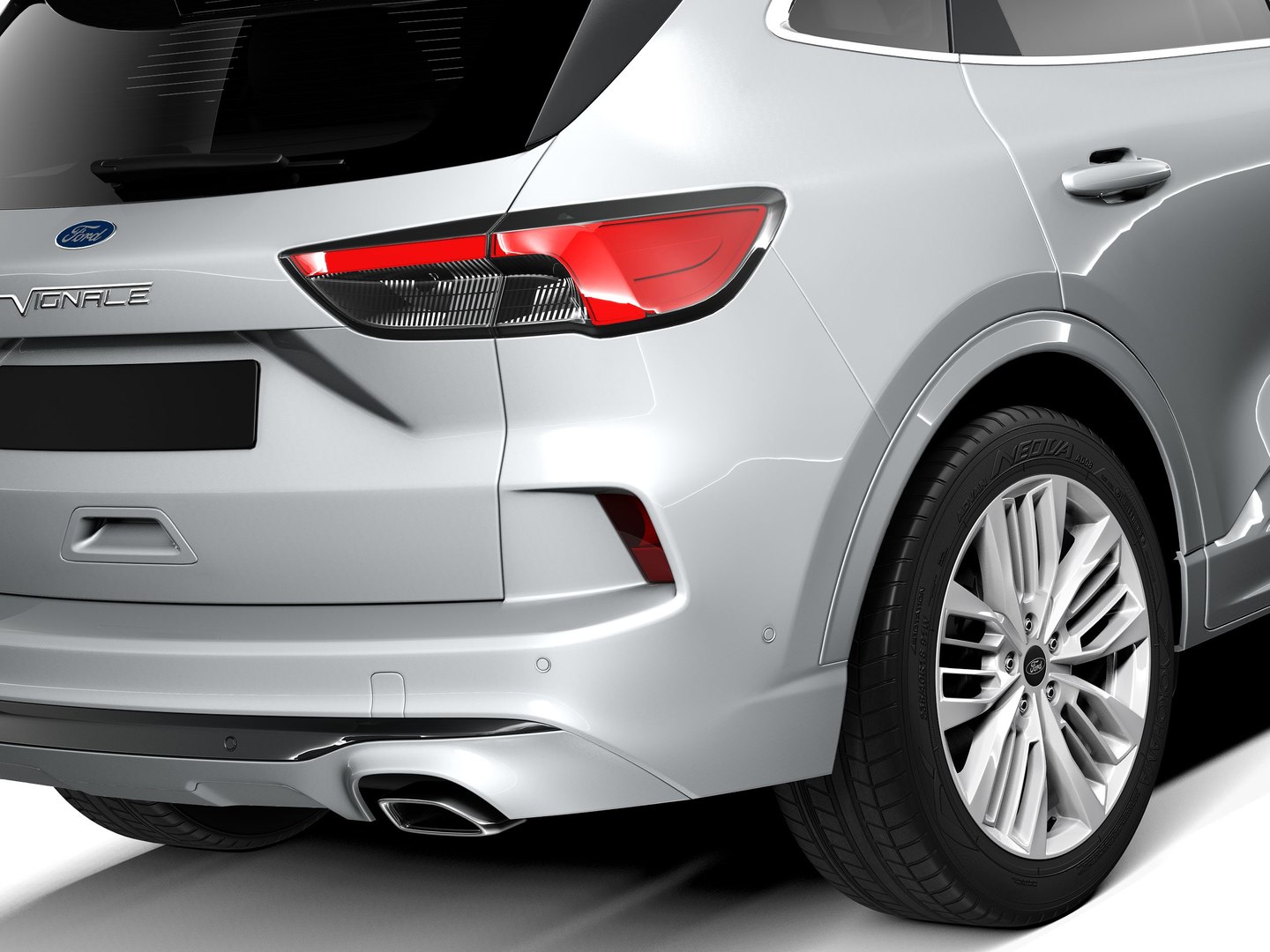 3D Ford Kuga Vignale 2020 Model - TurboSquid 2224163