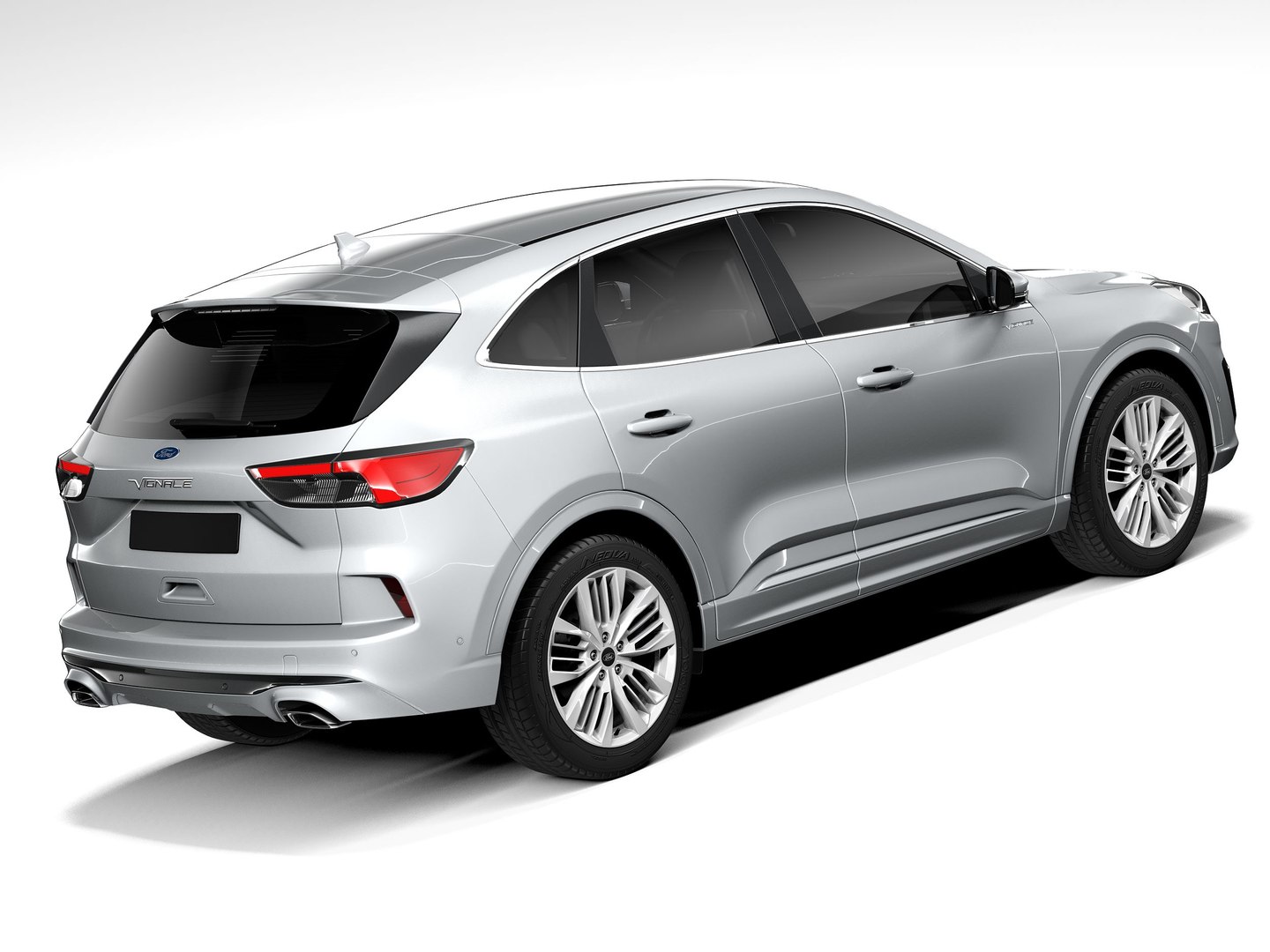 3D Ford Kuga Vignale 2020 Model - TurboSquid 2224163