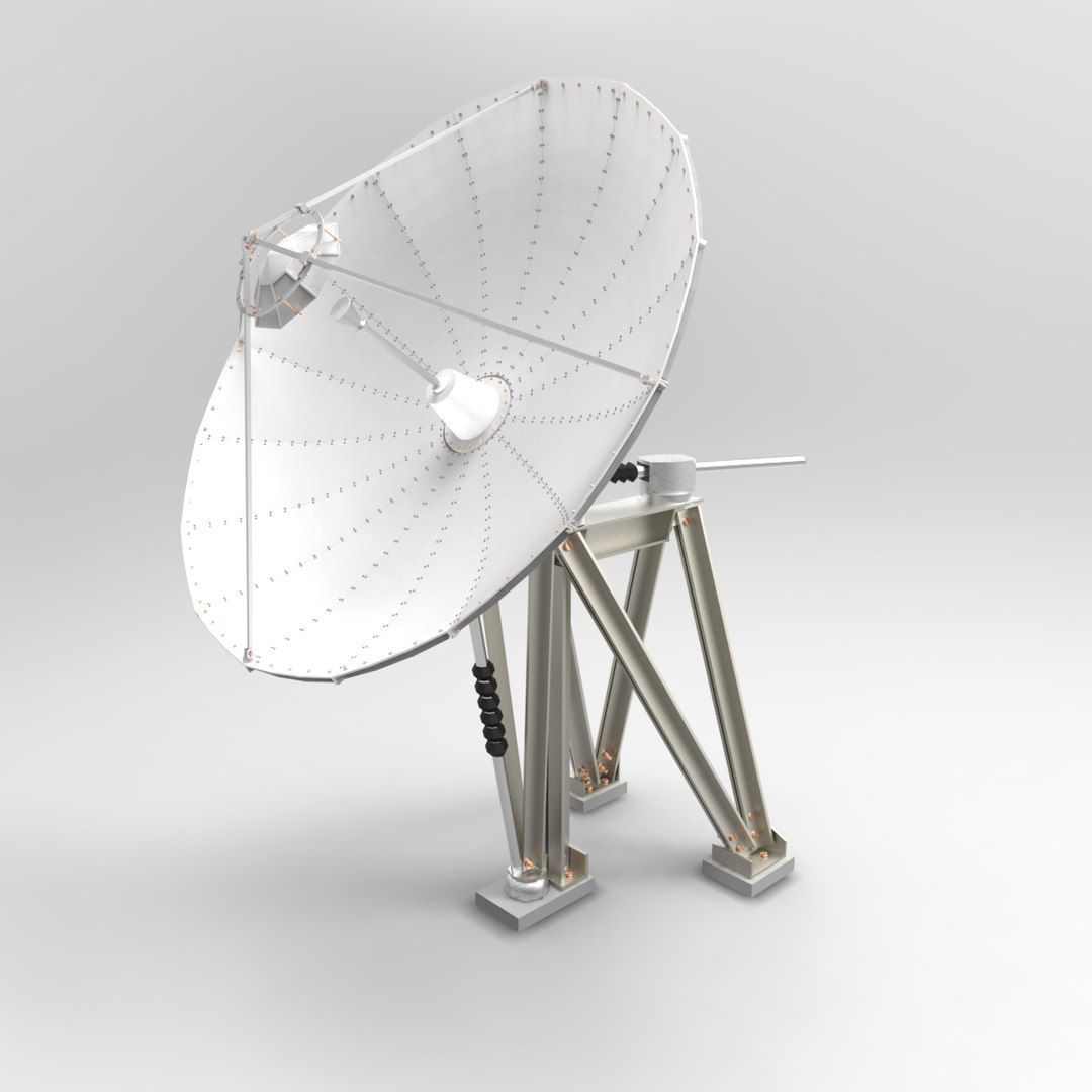 3d Satellite Dish