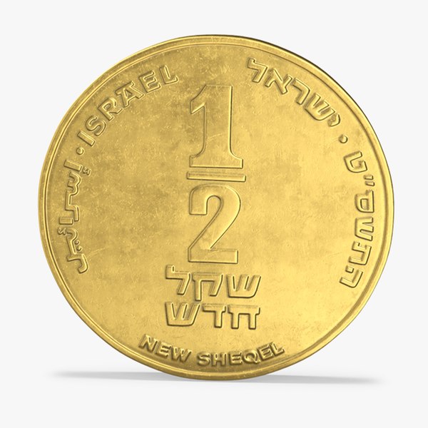 modelo 3d Moneda de medio nuevo Shekel - TurboSquid 2192789