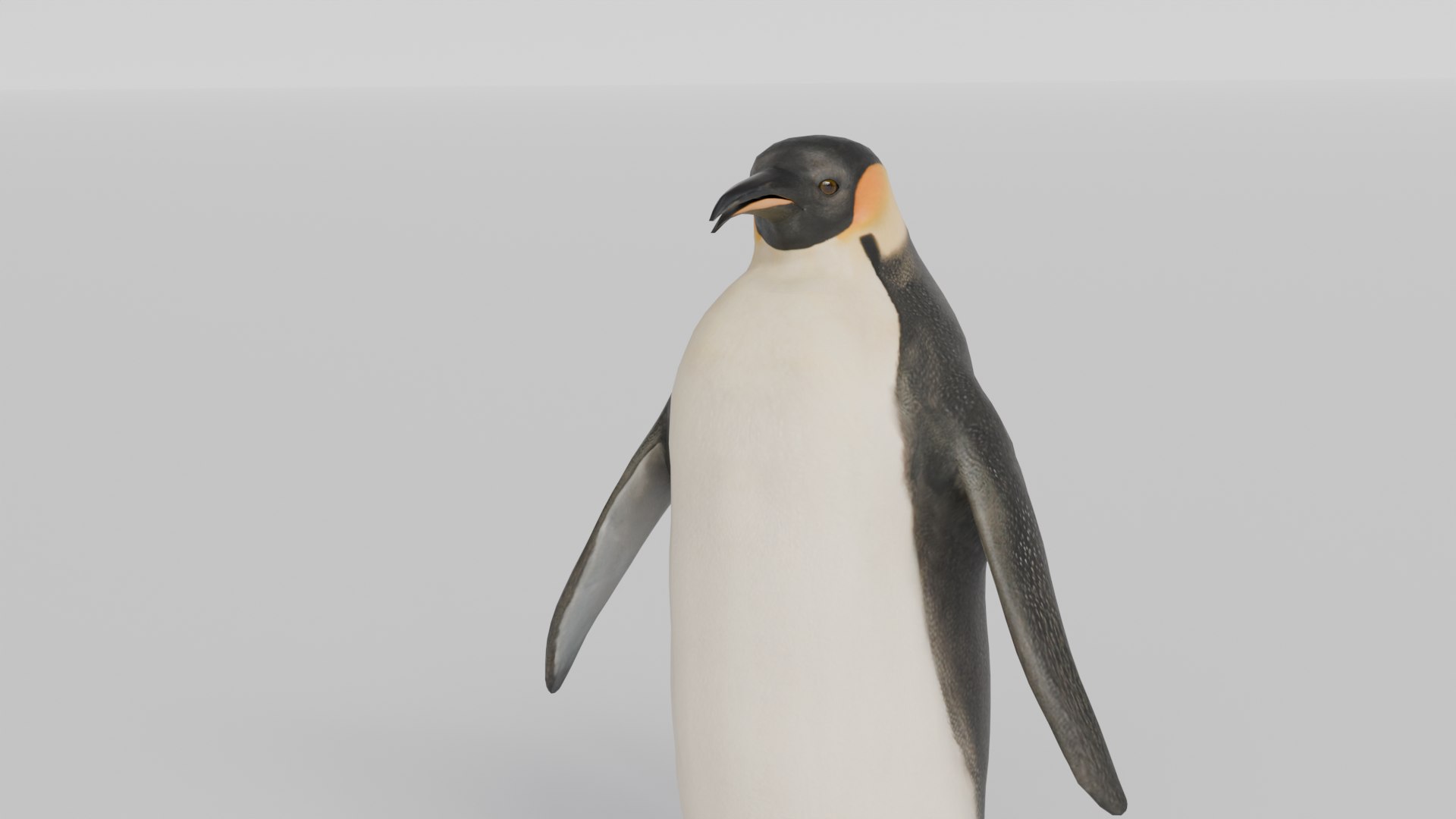 3D Emperor Penguin Rigged And Animated High Quality 3D Model ...