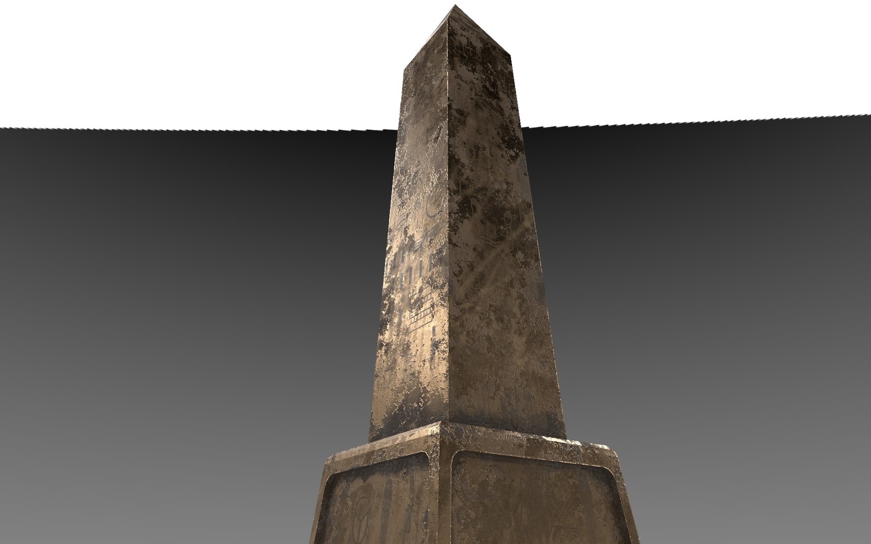 3D Egyptian Obelisk Pillar - TurboSquid 1849250