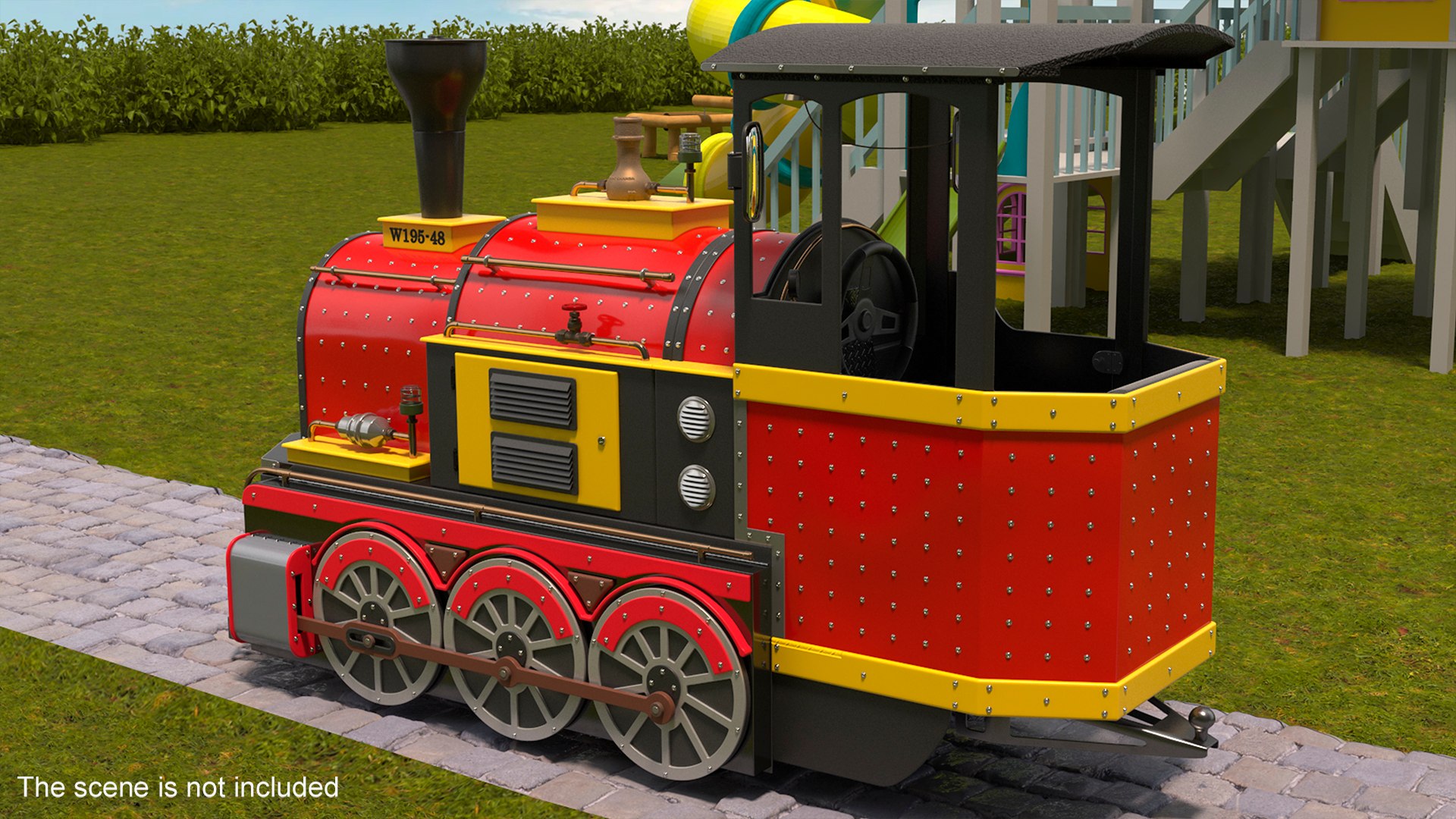 3D Wattman Mini Locomotive - TurboSquid 2163569
