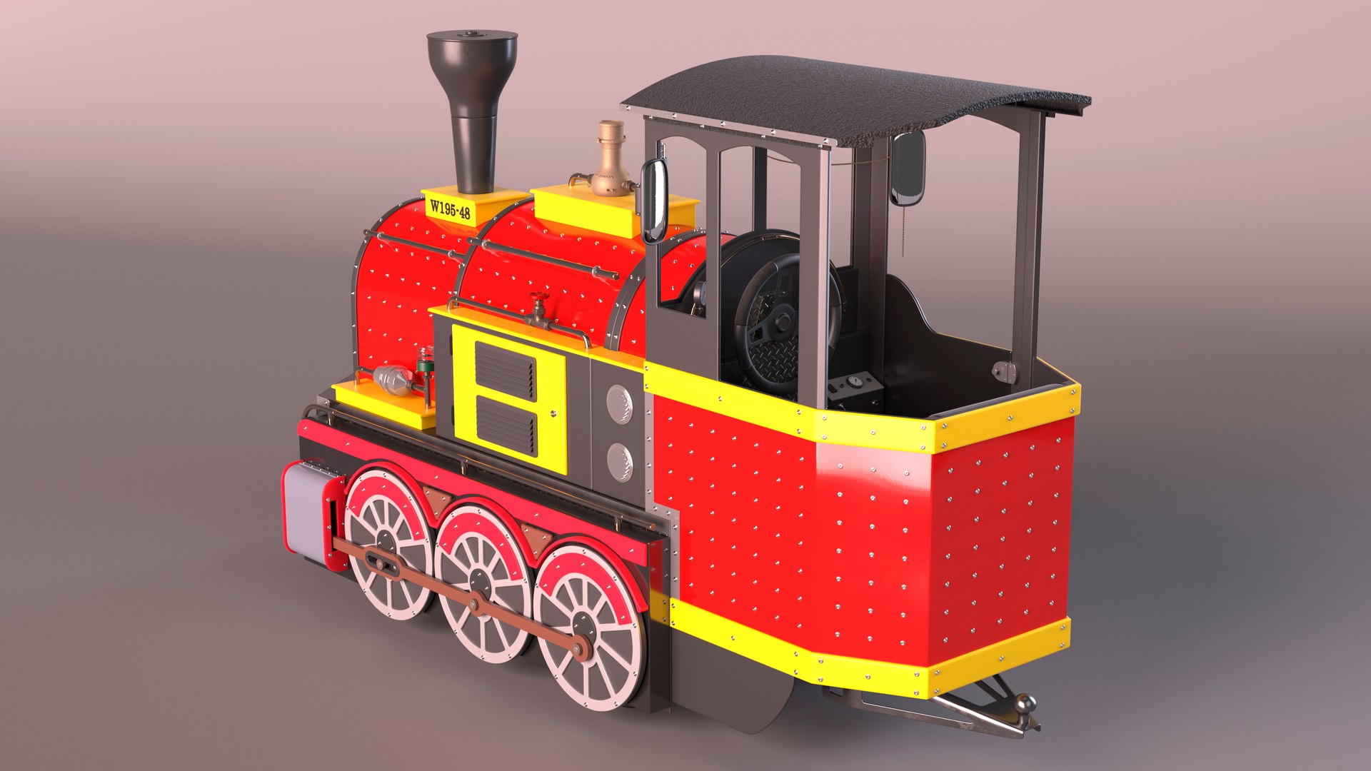3D Wattman Mini Locomotive - TurboSquid 2163569