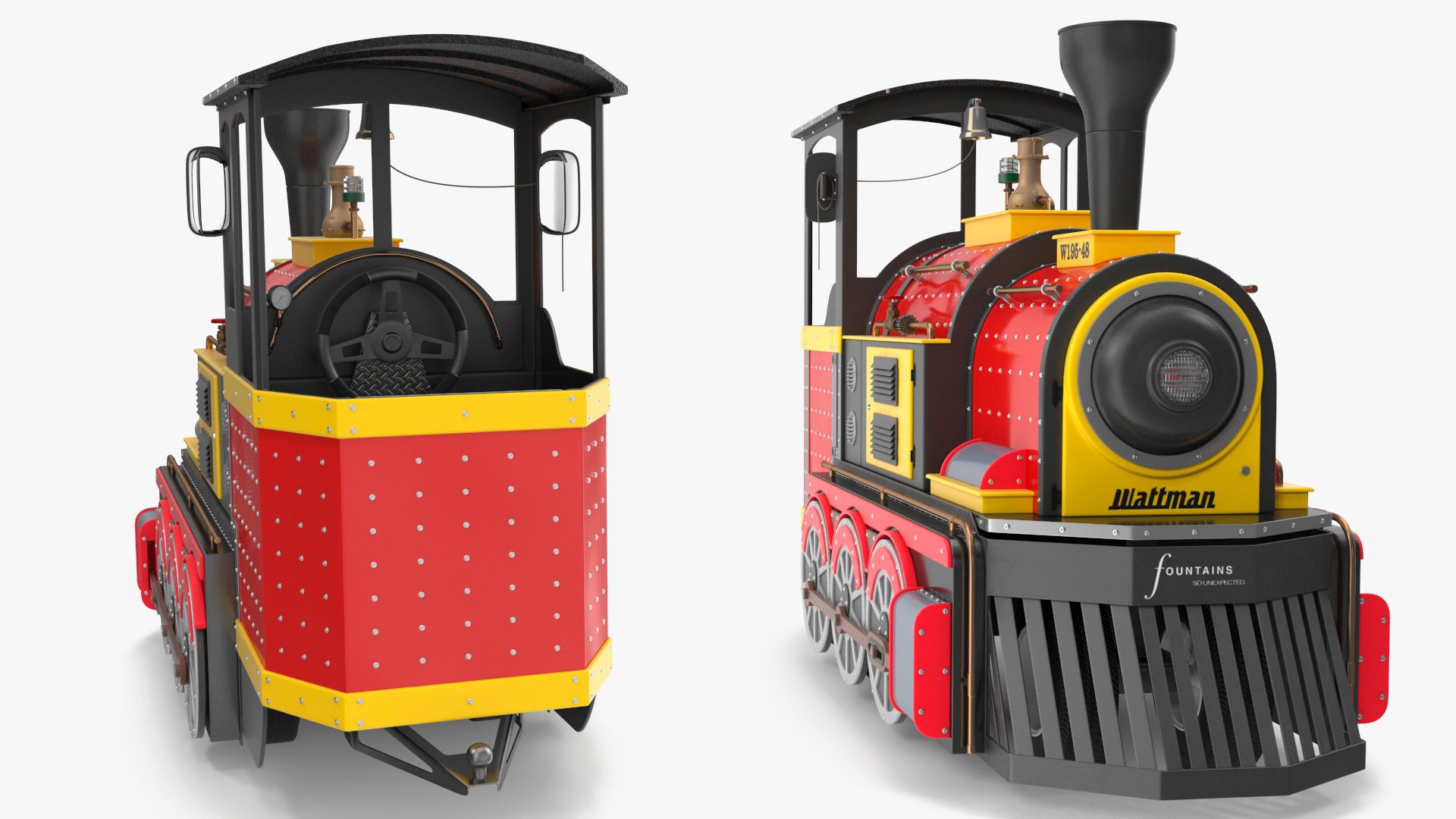 3D Wattman Mini Locomotive - TurboSquid 2163569