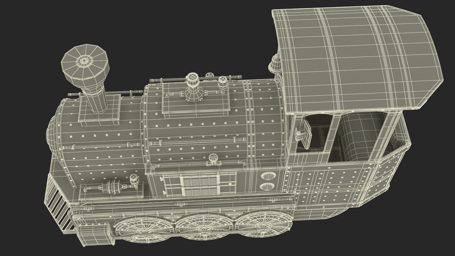 3D Wattman Mini Locomotive - TurboSquid 2163569
