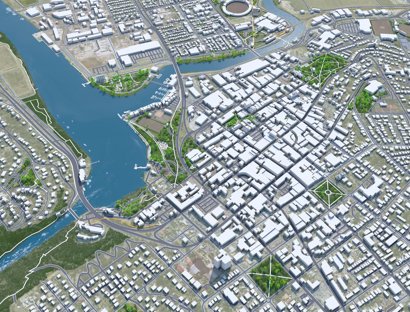 Launceston Tasmania Australia 3D Model - TurboSquid 2042503