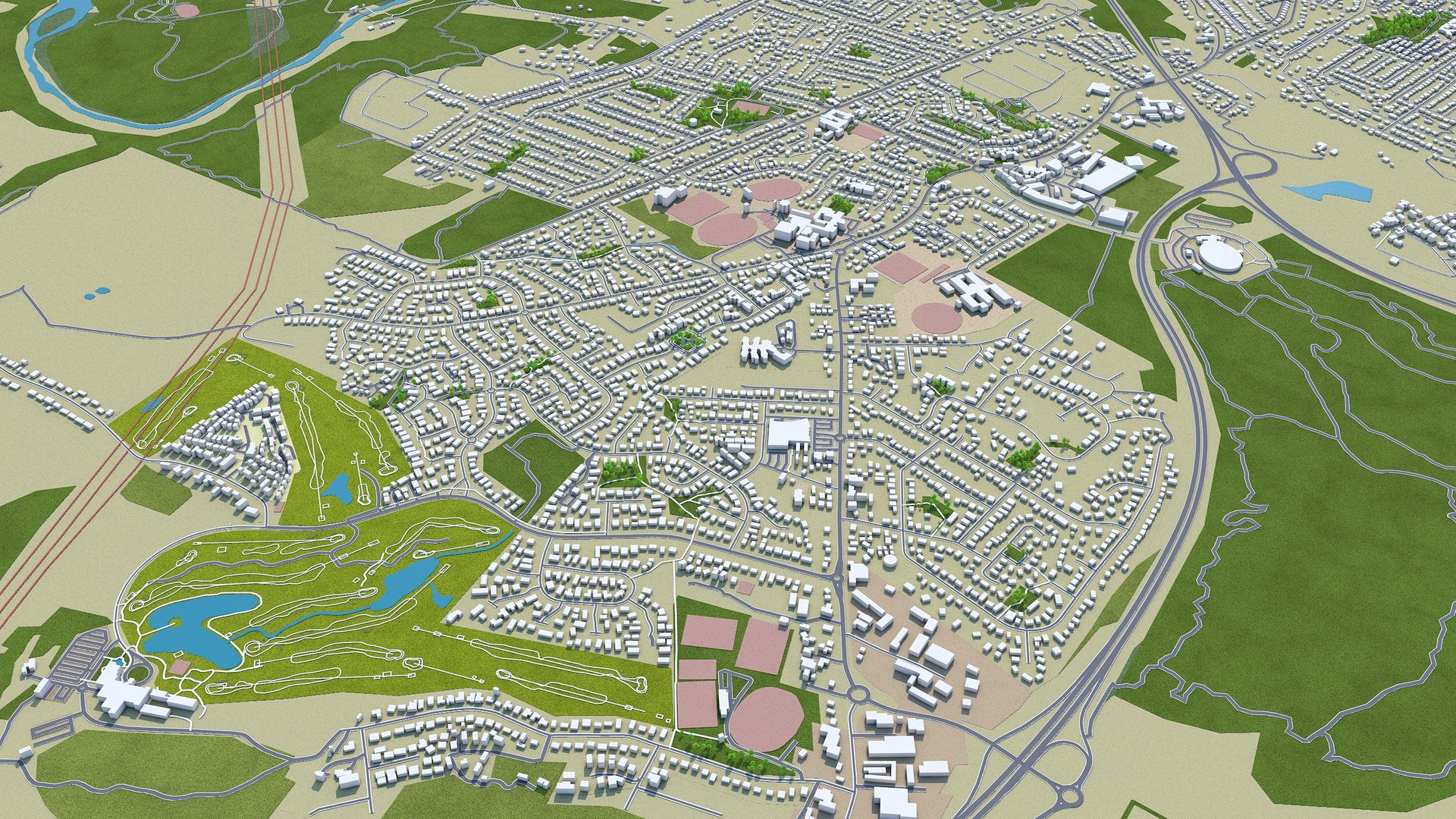 Launceston Tasmania Australia 3D Model - TurboSquid 2042503