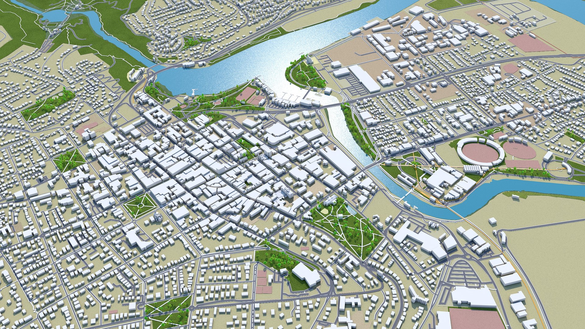 Launceston Tasmania Australia 3D Model - TurboSquid 2042503