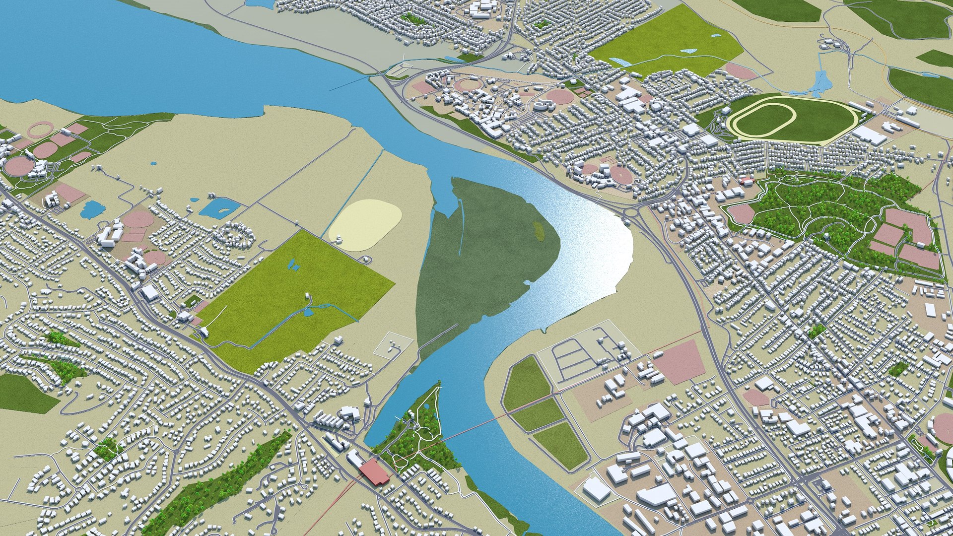 Launceston Tasmania Australia 3D Model - TurboSquid 2042503