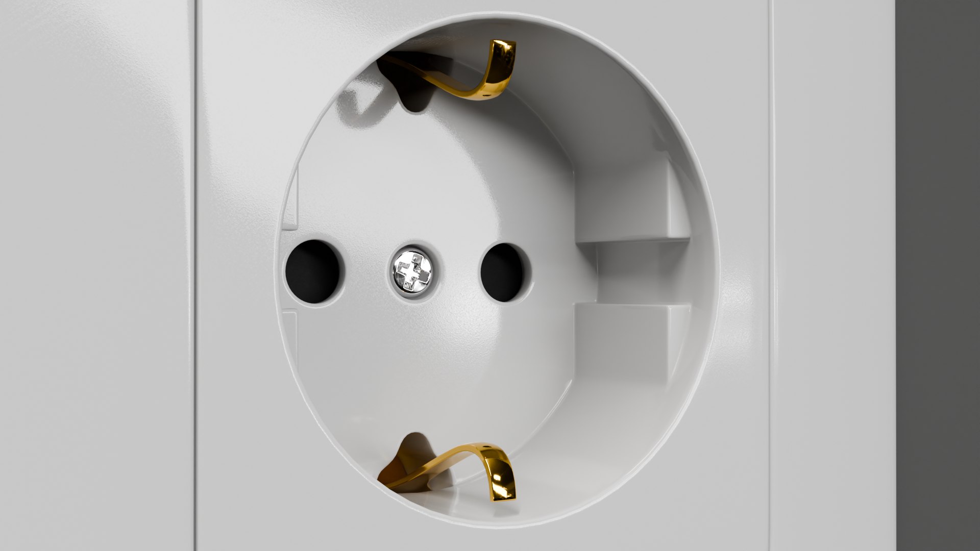 European Schuko Socket 3D Model - TurboSquid 2204887