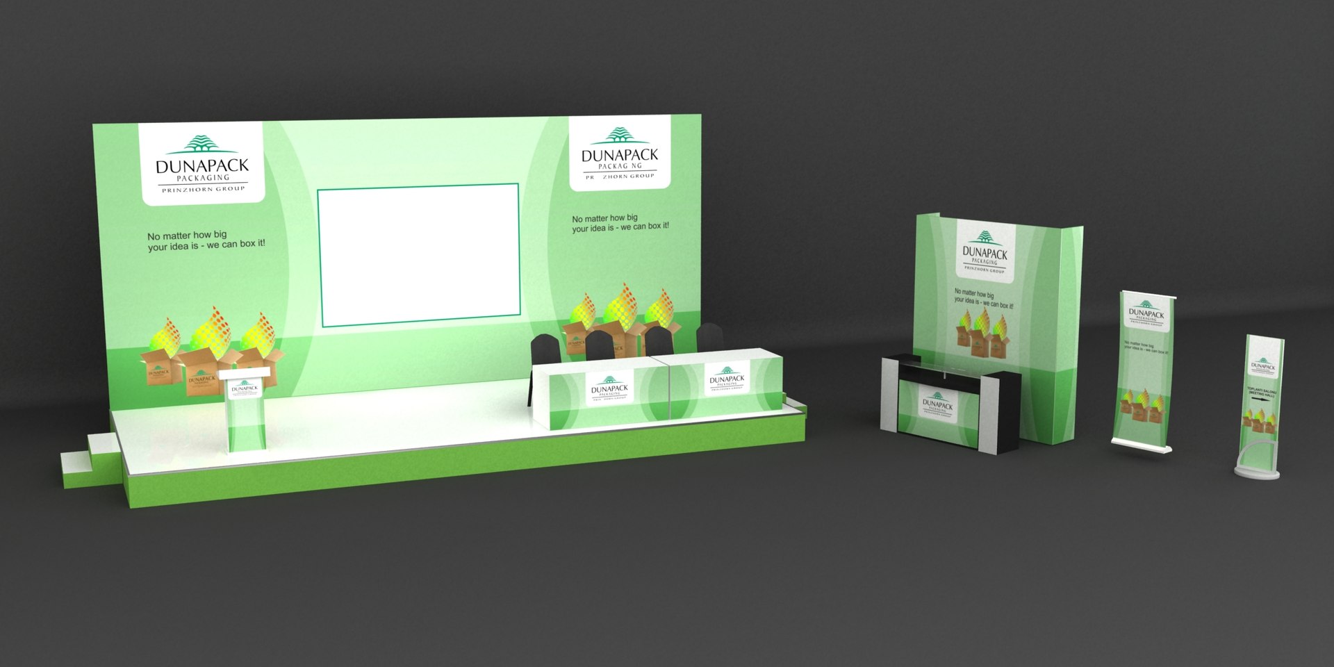 Stage Info Desk Model - TurboSquid 1552118