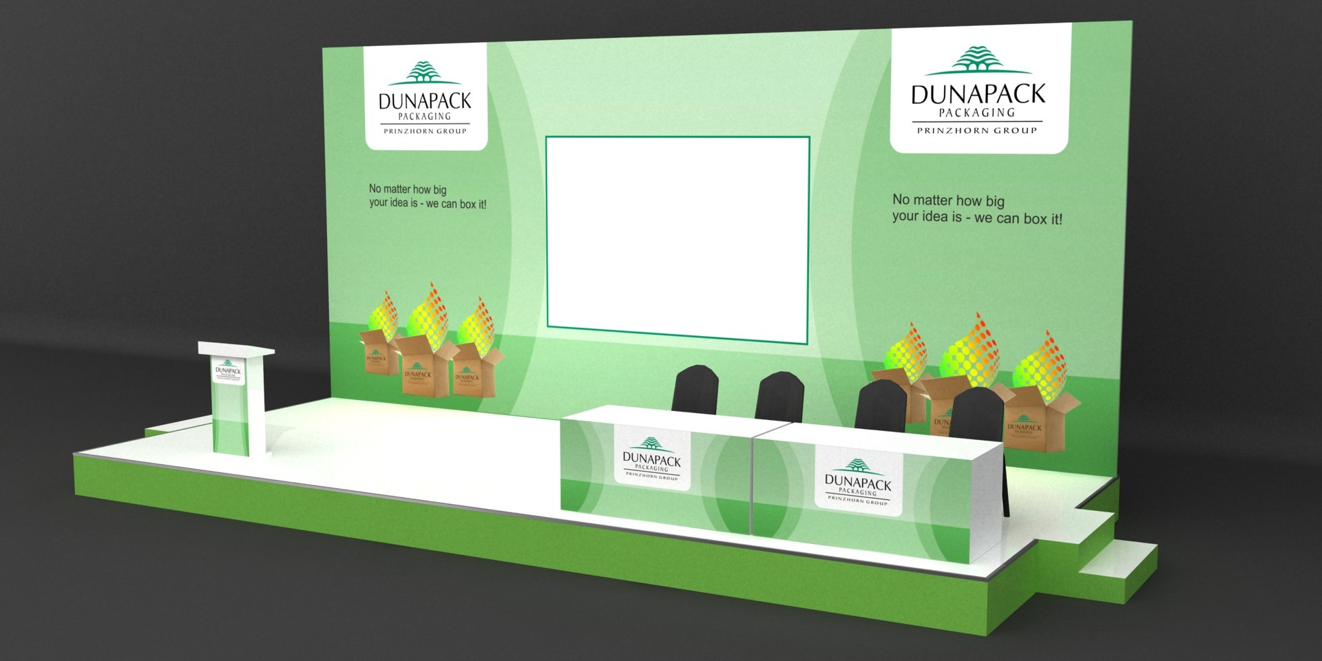 Stage Info Desk Model - TurboSquid 1552118
