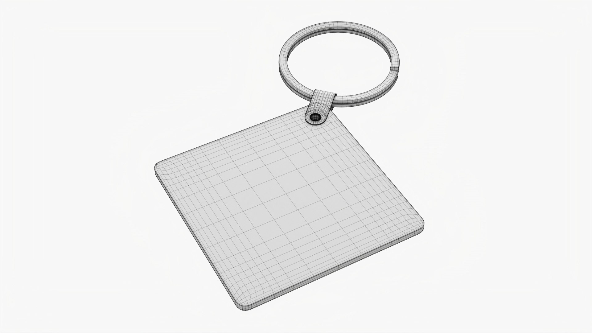 Key ring blank mockup 02 model - TurboSquid 1766236