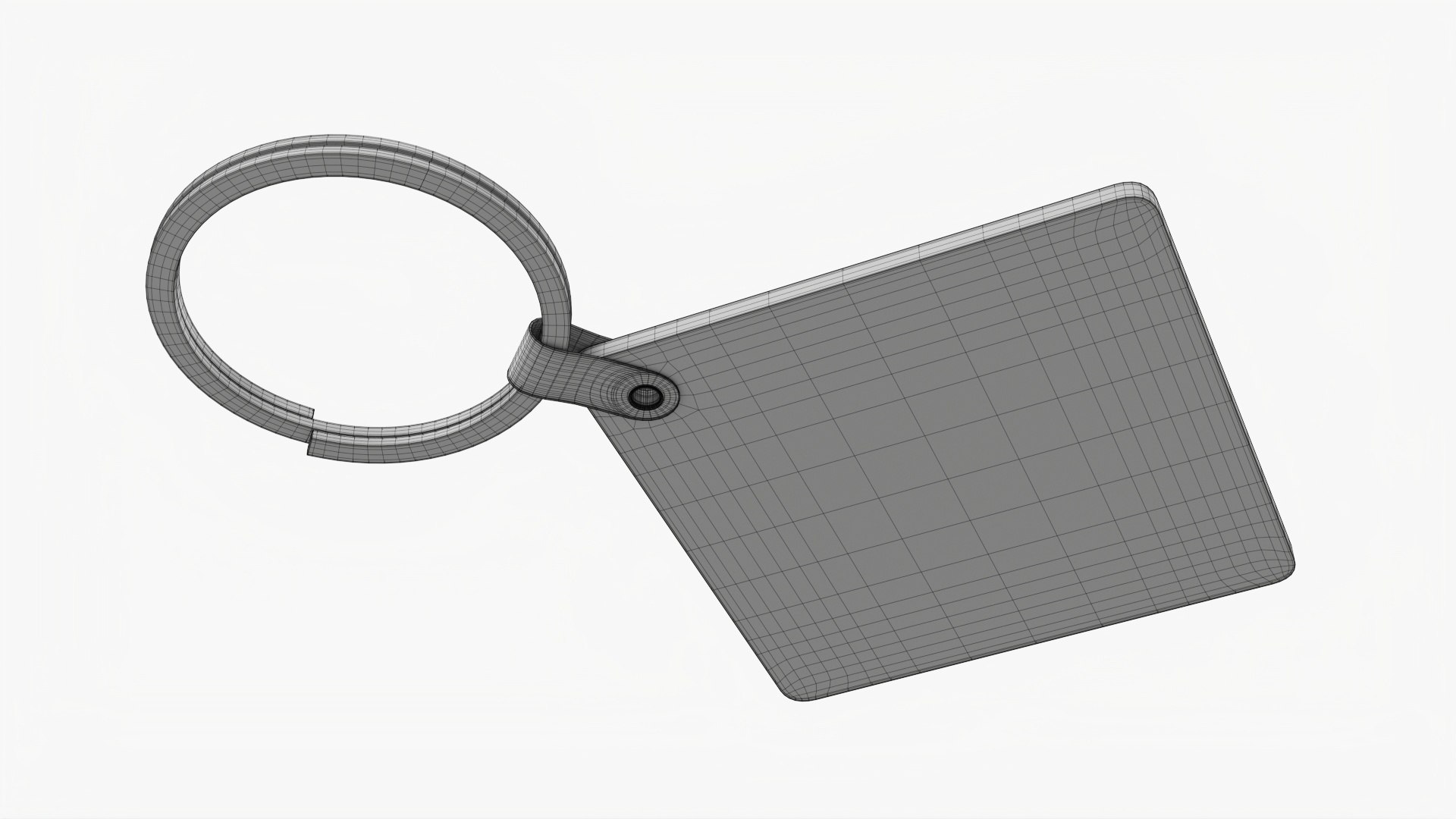 Key ring blank mockup 02 model - TurboSquid 1766236