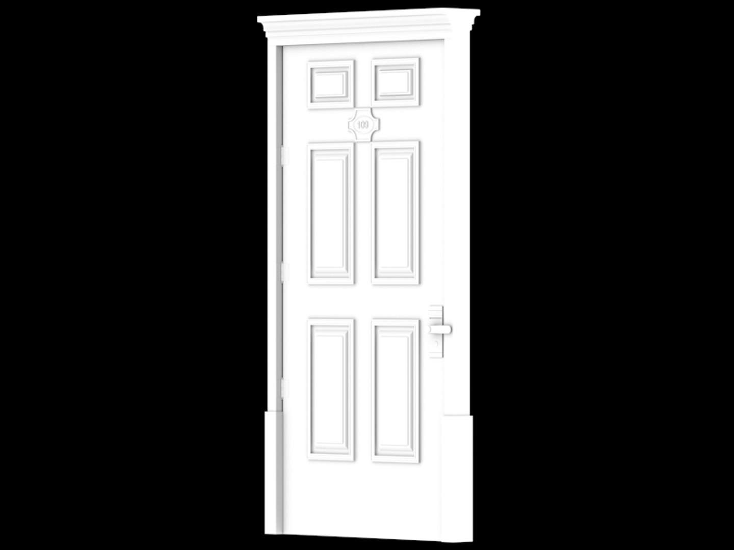 3d Model Hotel Door Room