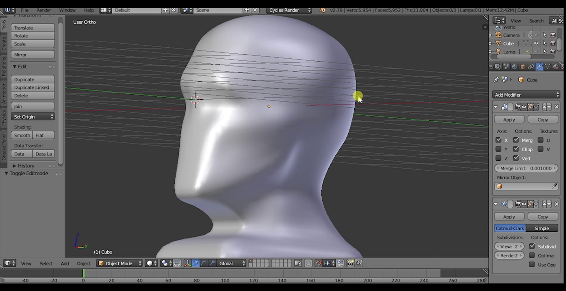 Basic Male Human Head 3D Model - TurboSquid 1401742
