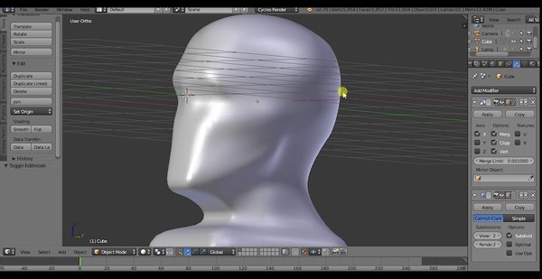Basic male human head 3D model - TurboSquid 1401742