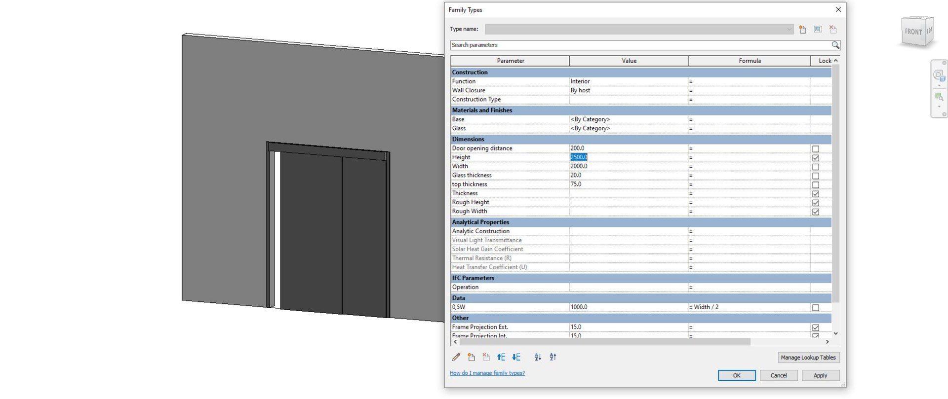 Free Revit Family Sliding 3D - TurboSquid 1678618