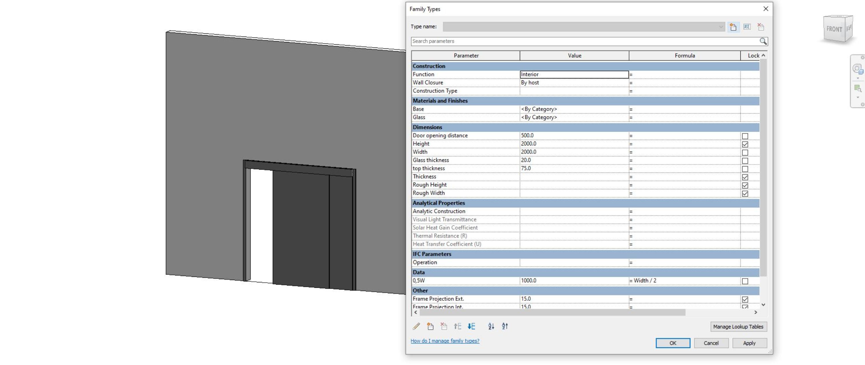 Free revit family sliding 3D - TurboSquid 1678618
