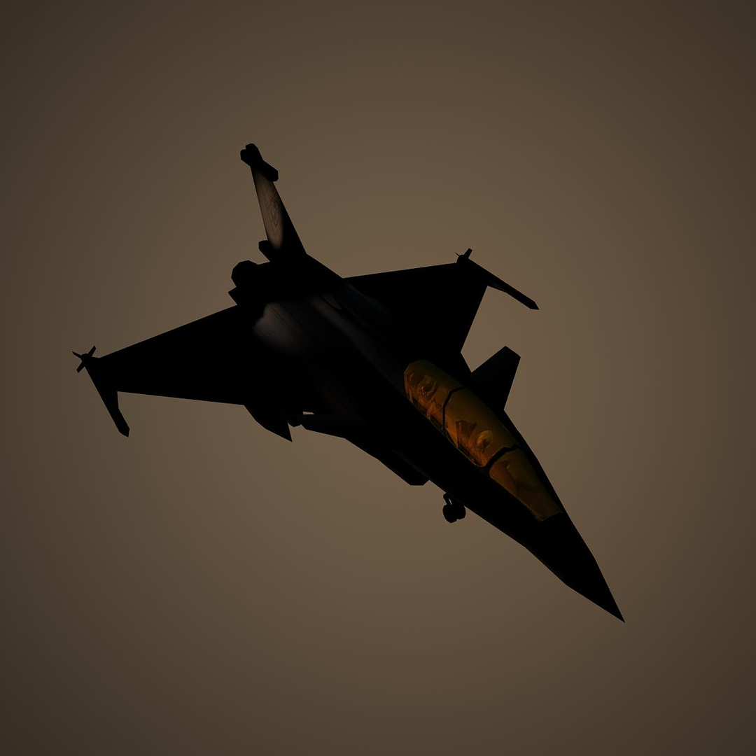 3d Dassault Rafale Faf Fighter Aircraft