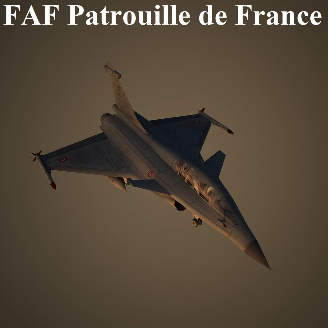 3d Dassault Rafale Faf Fighter Aircraft