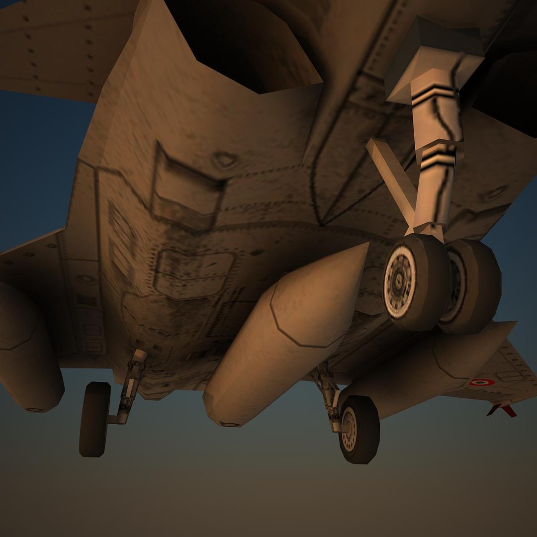 3d Dassault Rafale Faf Fighter Aircraft