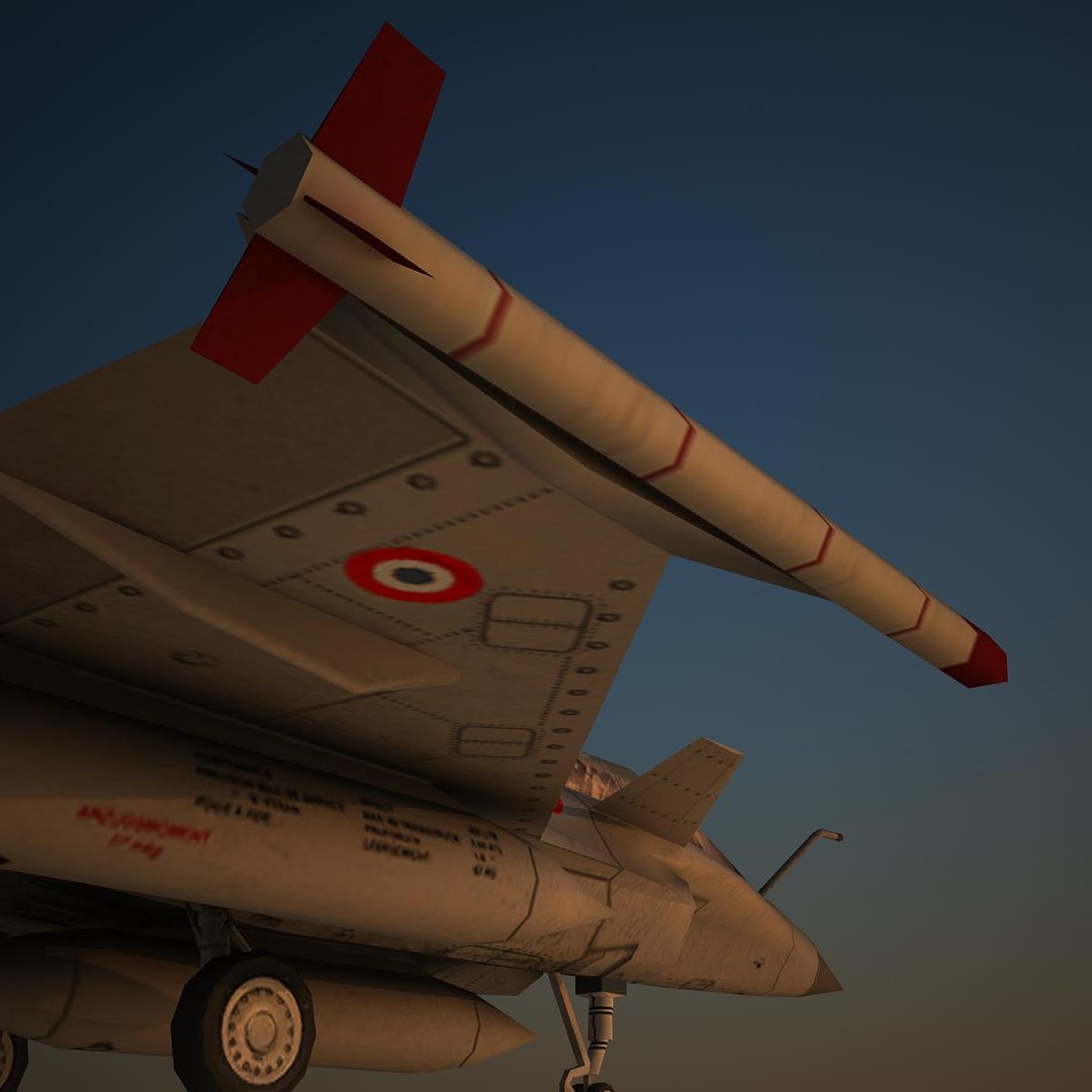 3d Dassault Rafale Faf Fighter Aircraft