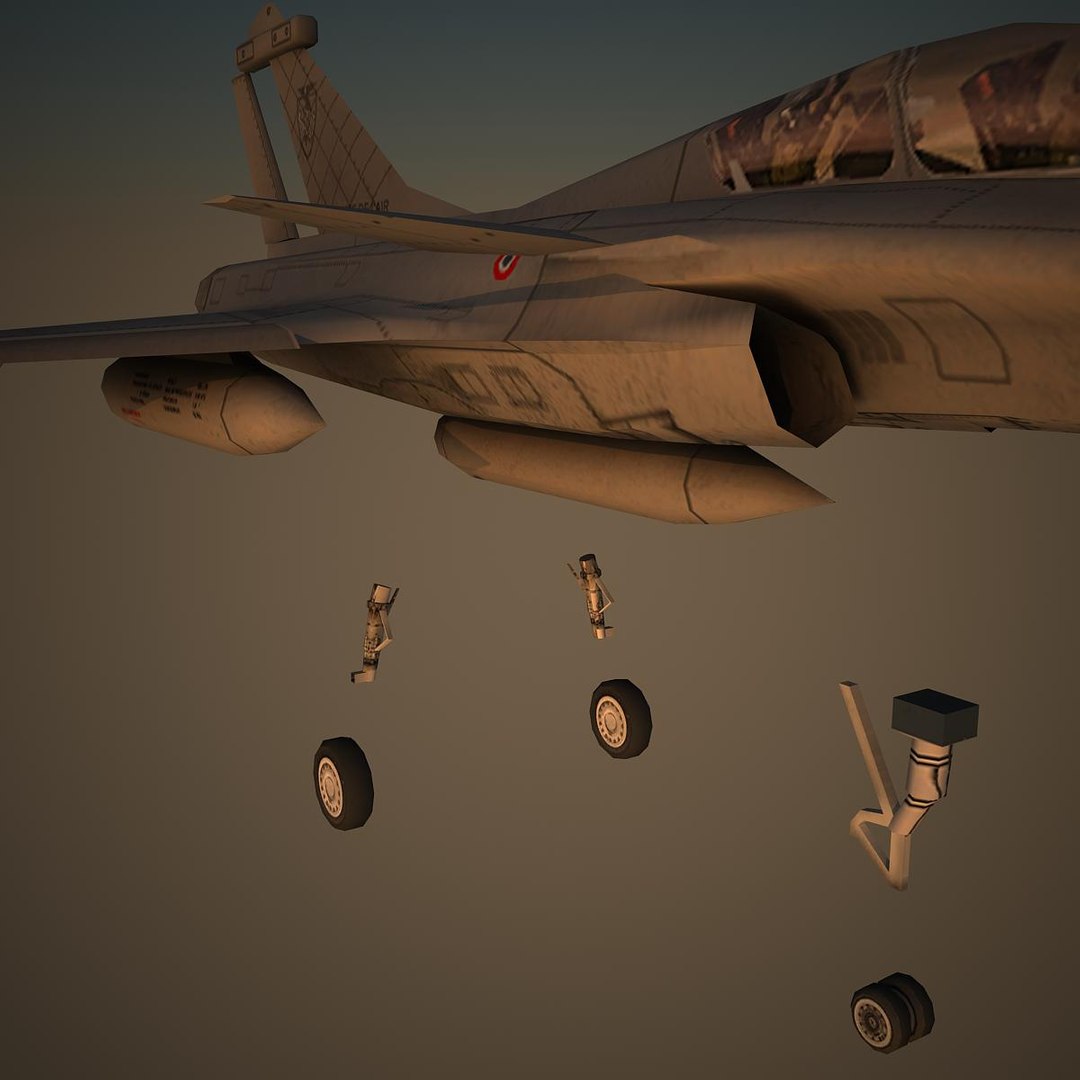 3d Dassault Rafale Faf Fighter Aircraft