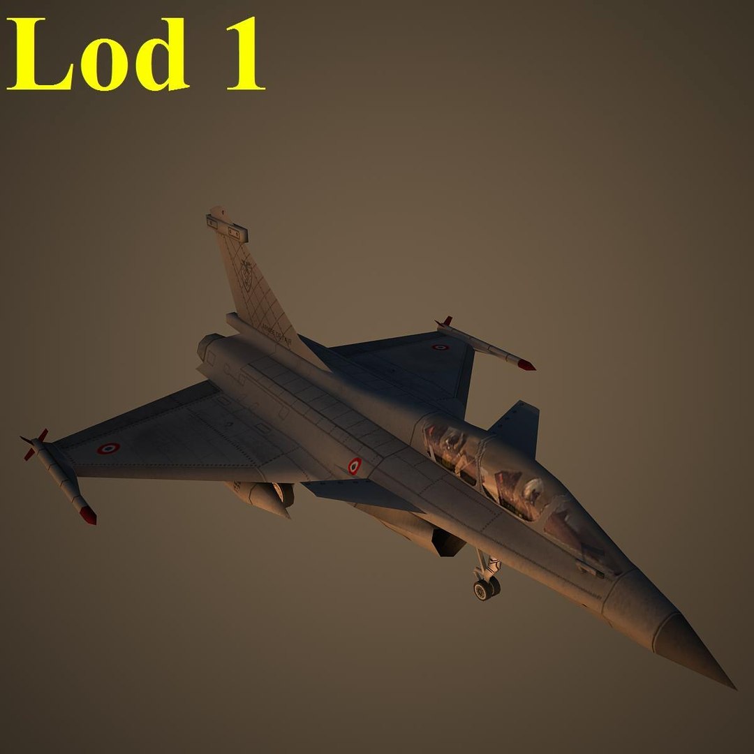 3d Dassault Rafale Faf Fighter Aircraft
