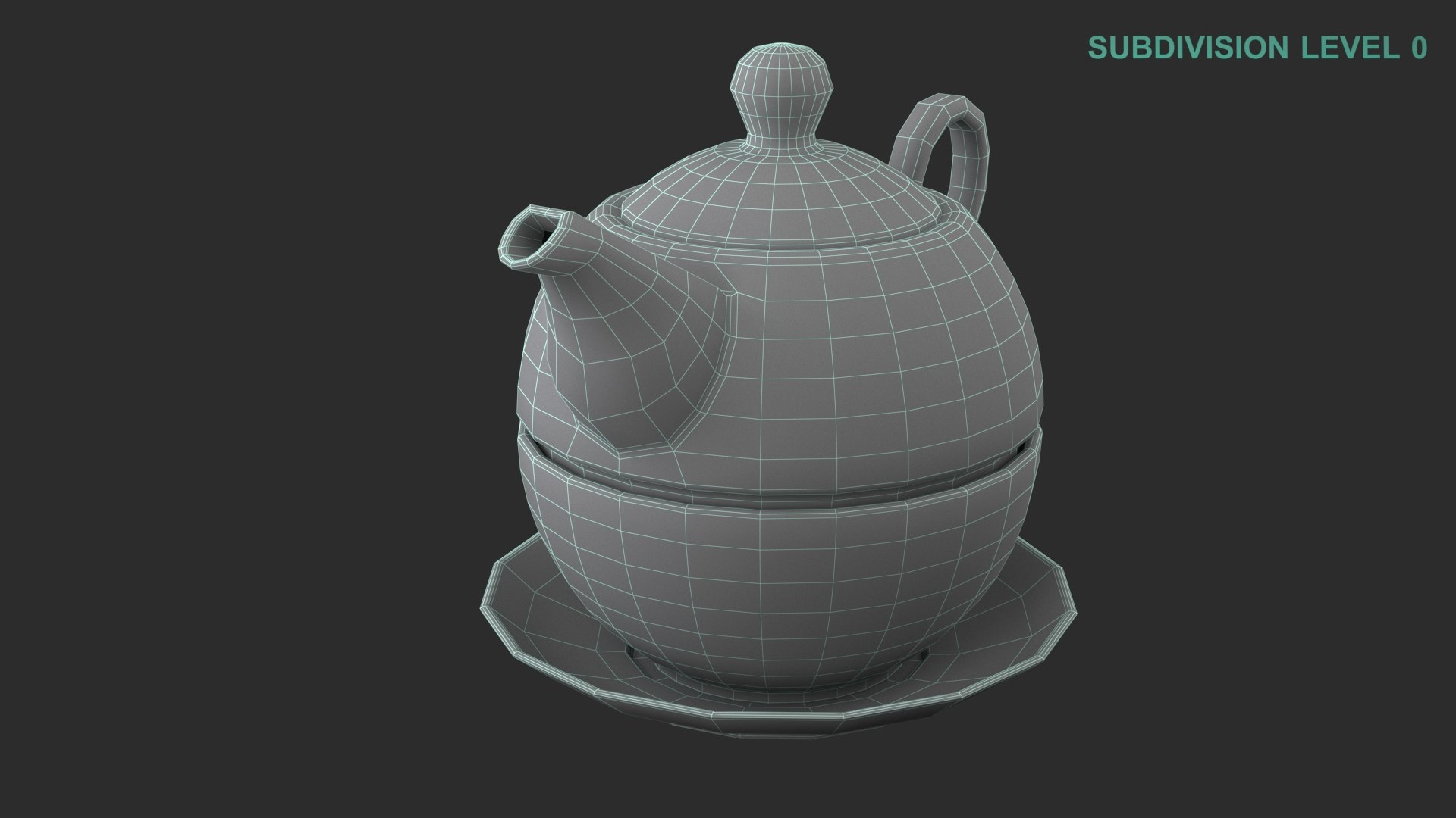 3D Teapot Set - TurboSquid 1996894