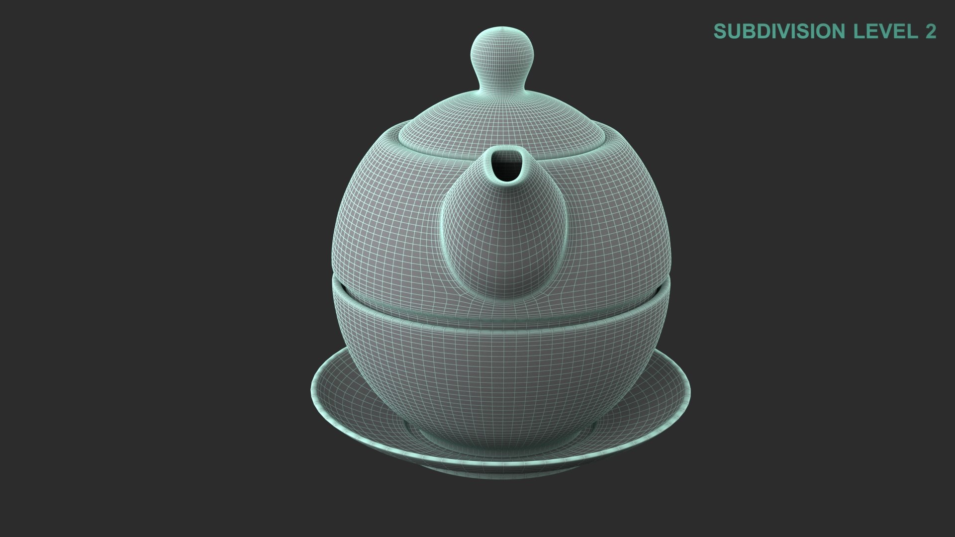 3D Teapot Set - TurboSquid 1996894
