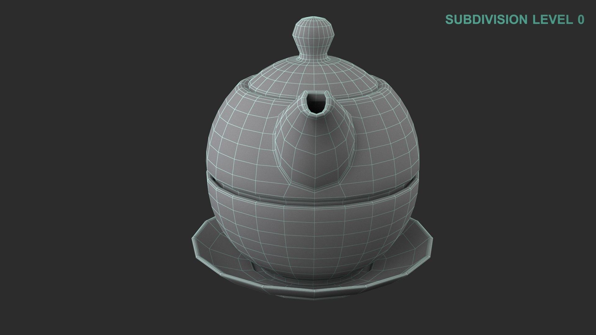 3D Teapot Set - TurboSquid 1996894