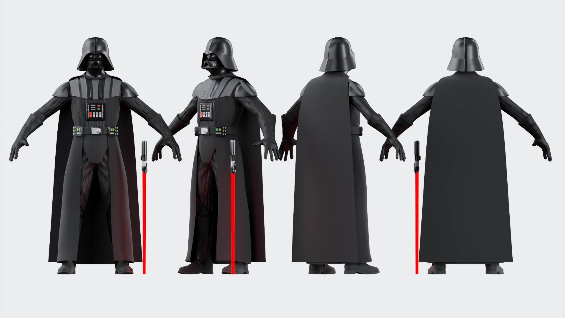 Dart Vader 3D Model - TurboSquid 1685166