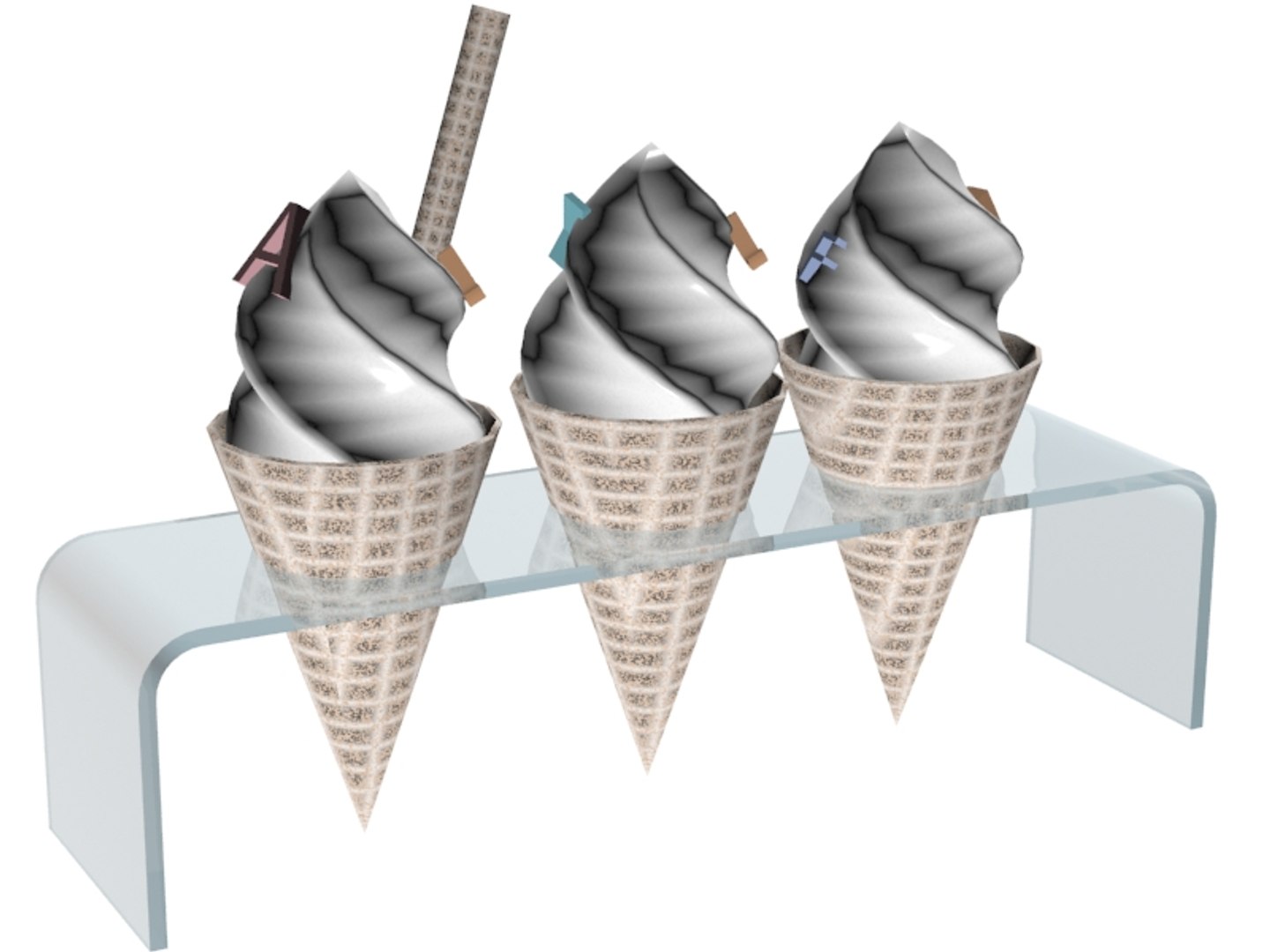 Ice cream model - TurboSquid 1238174