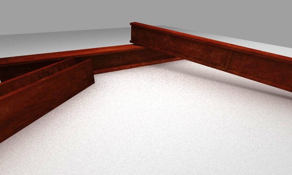 3d model supportng beam