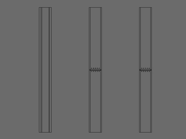 3d model supportng beam
