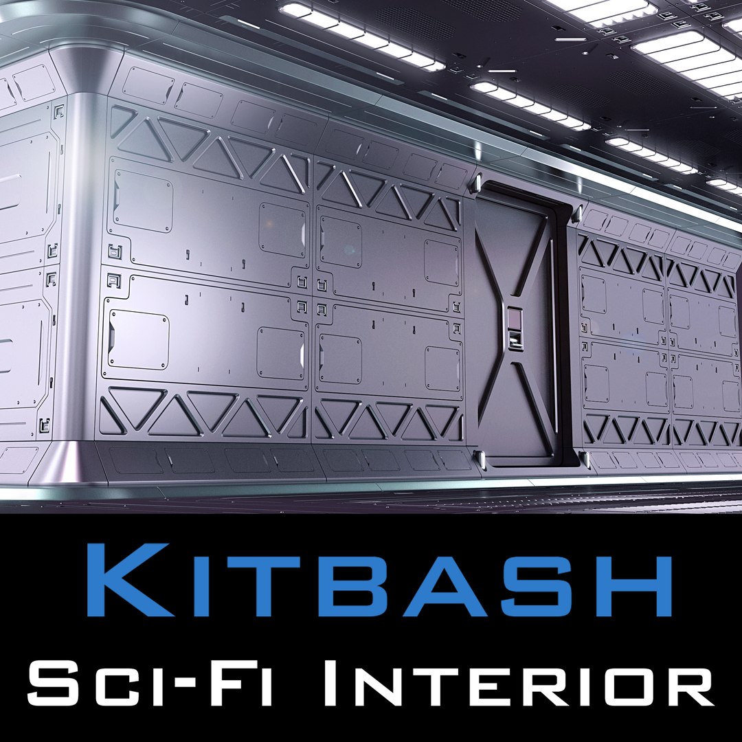 3D Sci Fi Interior Kitbash - TurboSquid 1286896