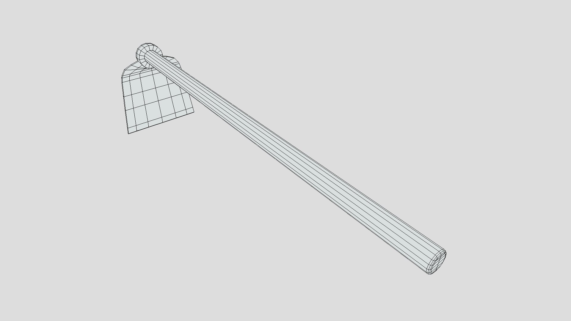 Low Poly Cartoon Hoe 3D Model - TurboSquid 1845510