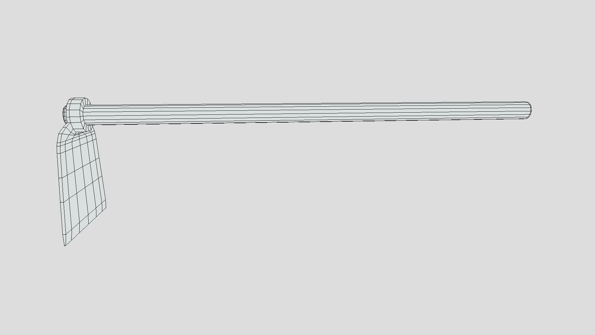 Low Poly Cartoon Hoe 3D Model - TurboSquid 1845510