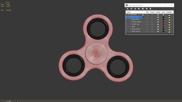 3D model spinner - TurboSquid 1324520