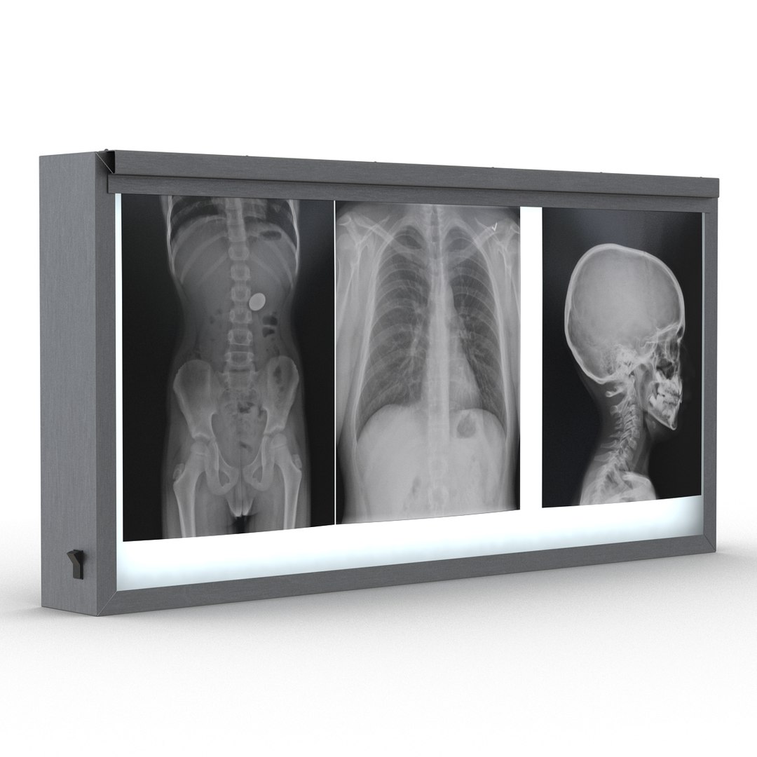 3d model xray light box x