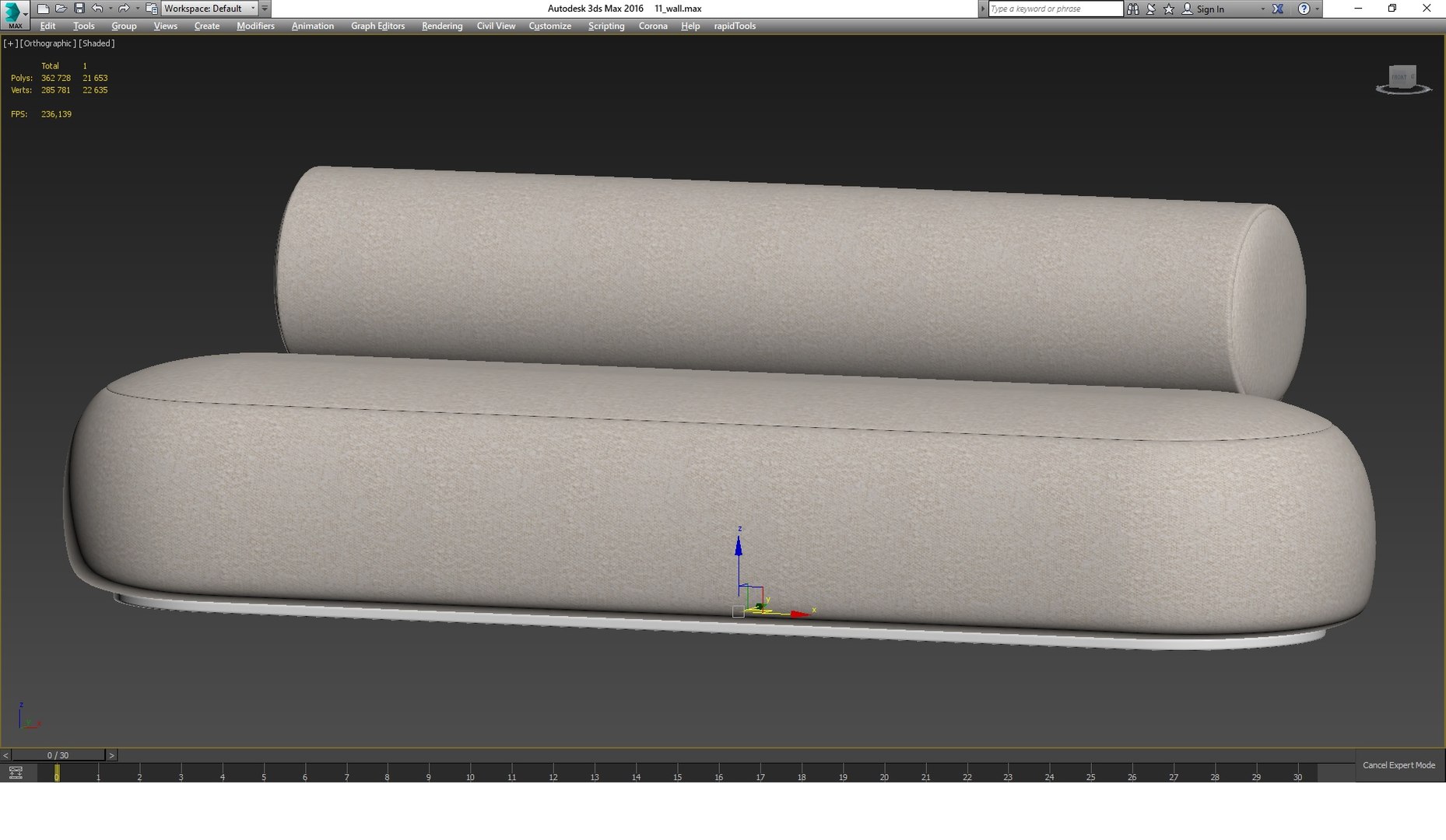 HIPPO Sofa Boucle By NORR11 3D - TurboSquid 2106894